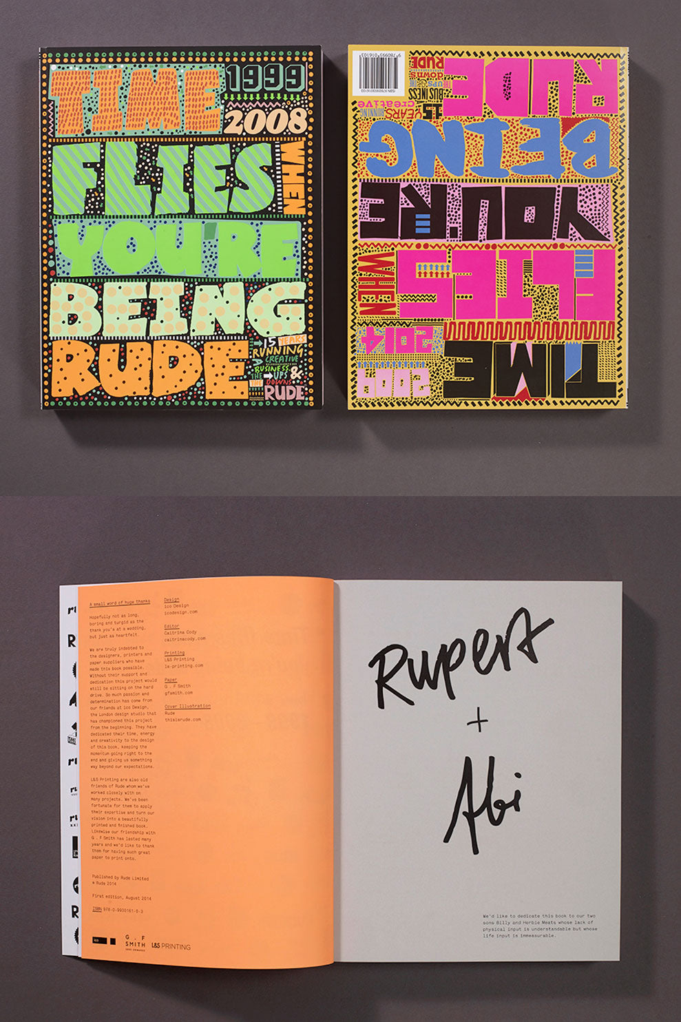 'Time Flies' Book | RUDE