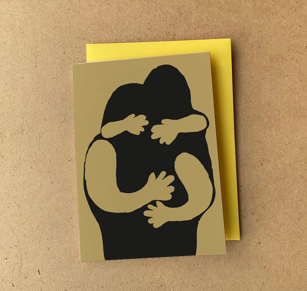 'Hug' Greeting Card | RUDE