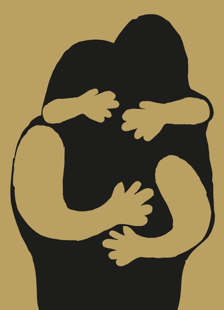 'Hug' Greeting Card | RUDE