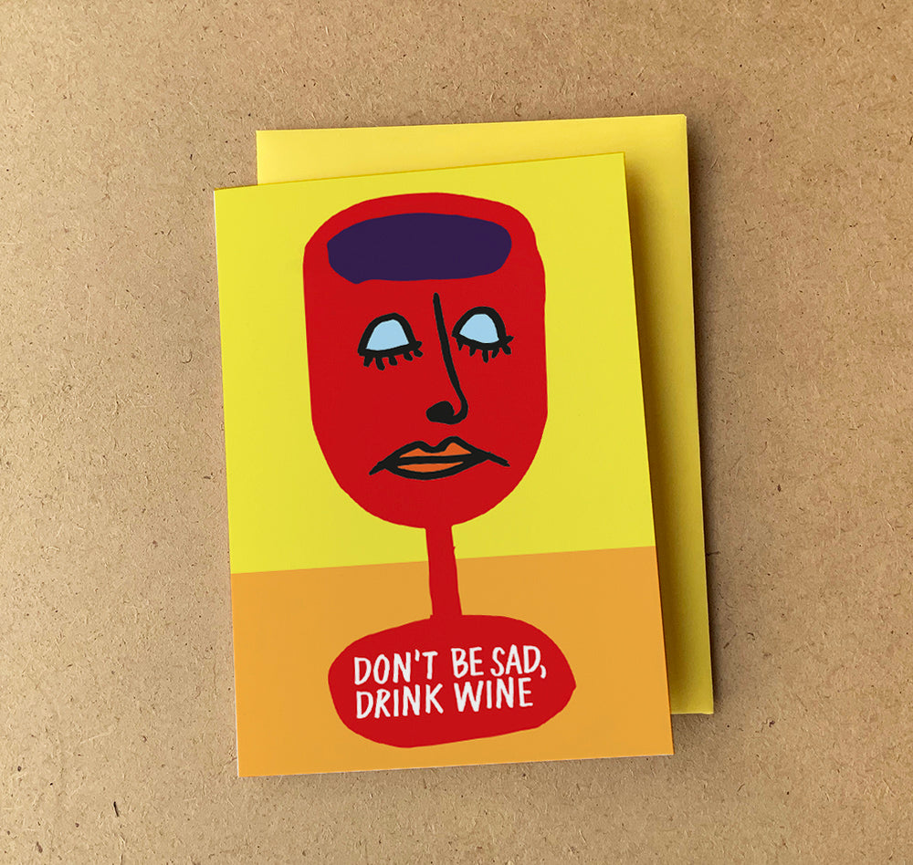'Sad' Greeting Card | RUDE