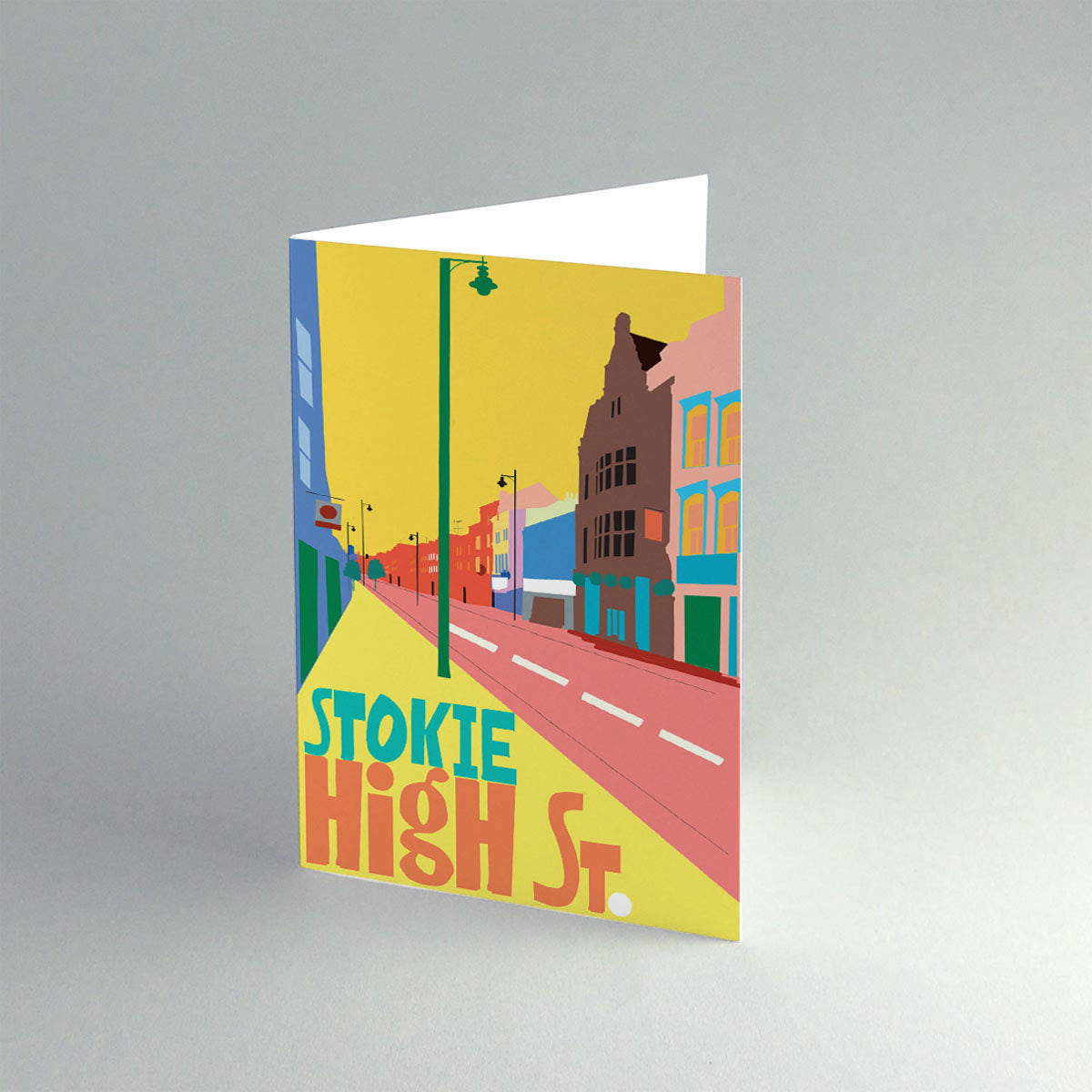 A5 'High Street' Card | RUDE