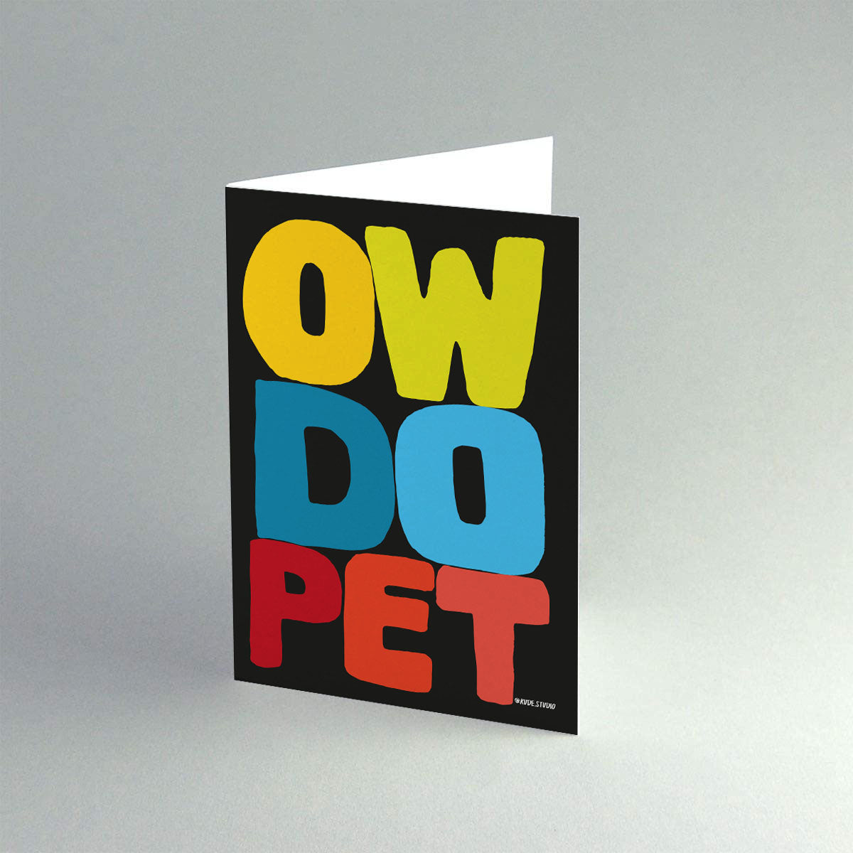 'How Do' Card | RUDE