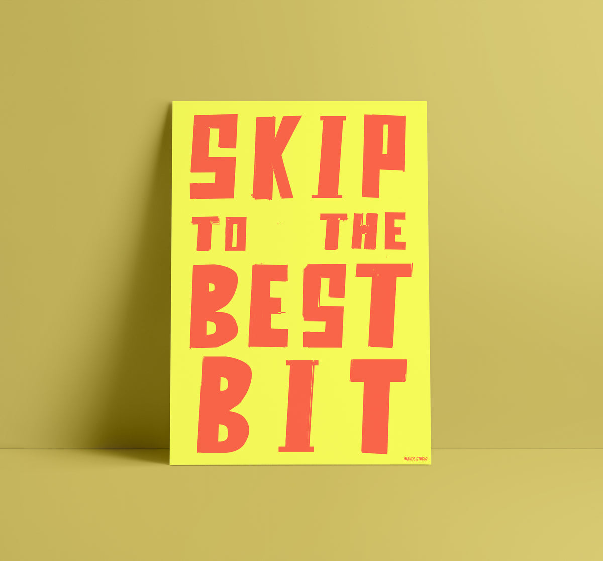 'Skip' Giclée Print | RUDE